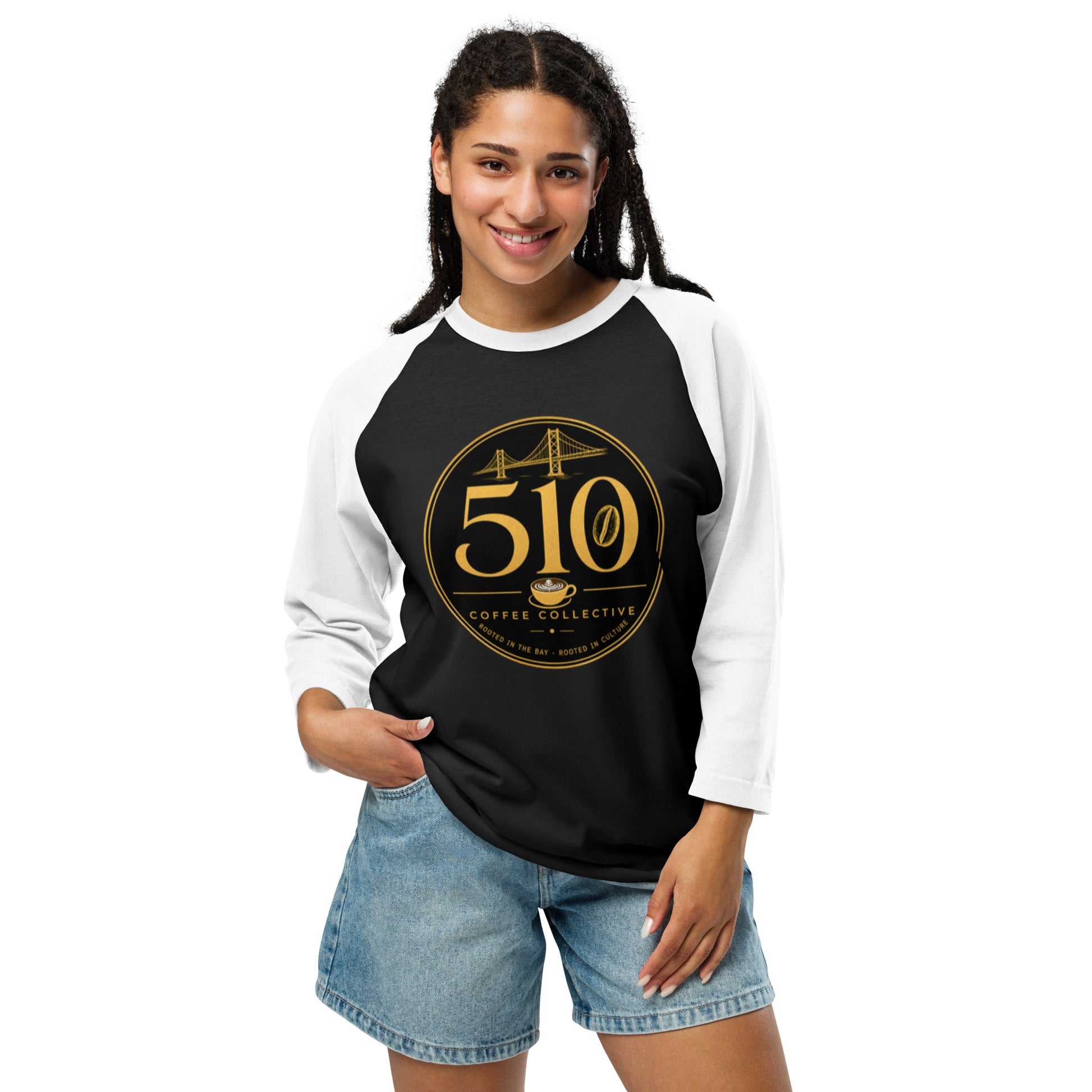 3/4 sleeve Raglan Shirt – 510 Coffee Collective